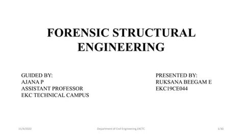 Forensic Structural Engineeringpptx