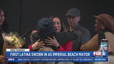 First Latina Mayor Of Imperial Beach Sworn In Youtube