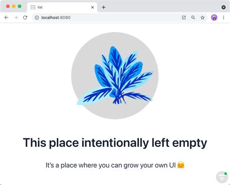 Running Application View