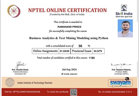 Businessanalytics Python Textmining Datascience Iitroorkee Nptel Continuouslearning