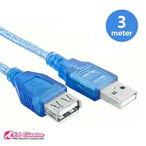 Jual Kabel Extention USB Male To USB Female Meter Jakarta Barat AKA Official Tokopedia