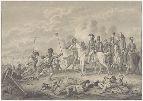 Duke Of Wellington Receiving Two Captured French Standards With Eagles