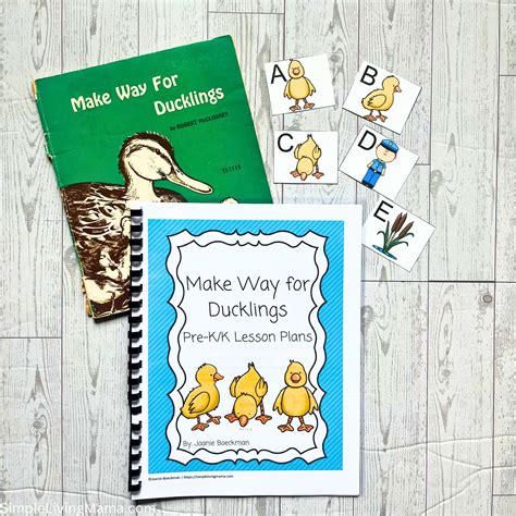Make Way For Ducklings Lesson Plans And Printables Simple Living Mama