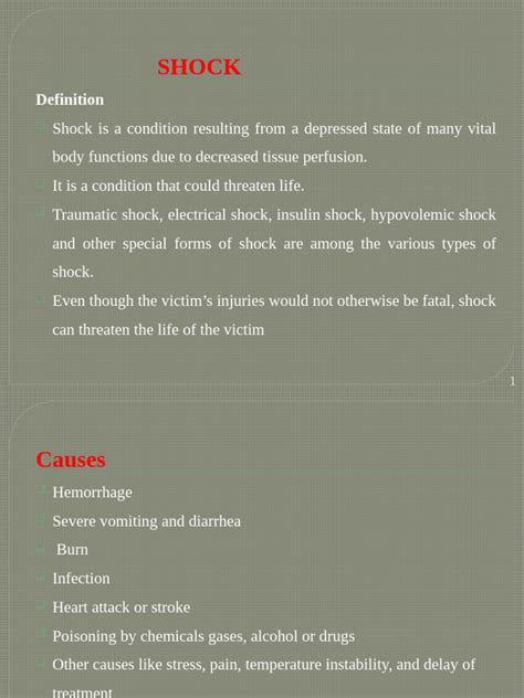 Ch 6 Shock Pdf Shock Circulatory Medical Specialties