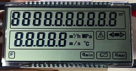Monochrome Segment Flow Meter Product Lcd Display Flowmeter And Silk