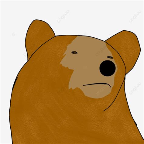 손으로 그린 곰 이미지 갈색 곰 곰 얼굴 귀여운 곰 Png 일러스트 및 Psd 이미지 무료 다운로드 Pngtree