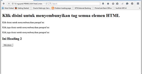 Sintak Dasar JQuery Tutorial Dasar Pemrograman Database