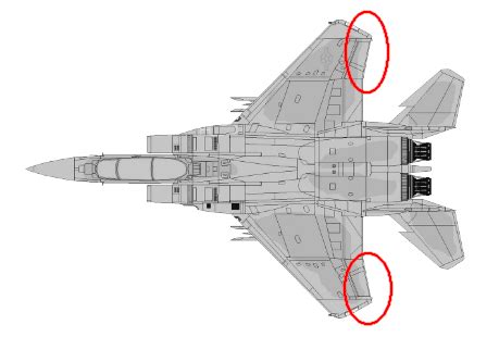 Aircraft Design Why Does The F 15 Have A Swept Back Trailing Edge At