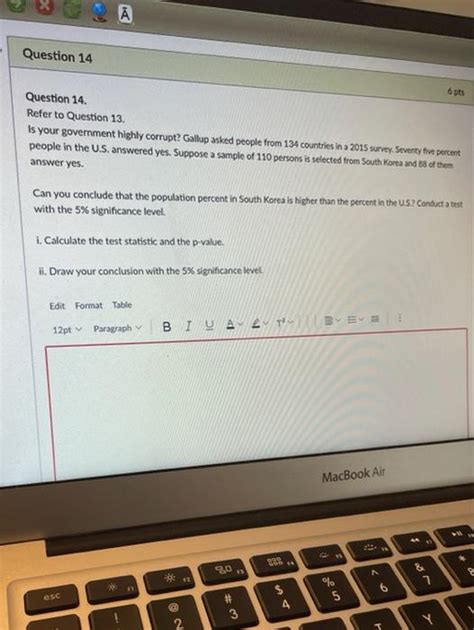solved question 14 6 pts question 14 refer to question 13