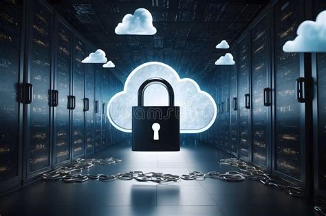 The Importance Of Cloud Computing And Data Privacy Stock Illustration Illustration Of