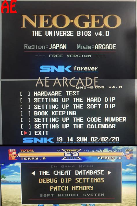 อพเกรดจกรวาล BIOS V4 0ชป SNK NEOGEO MVS เมนบอรด MV1C MV1B MV1FZ MV1A สำหรบ Multi ตลบหมก