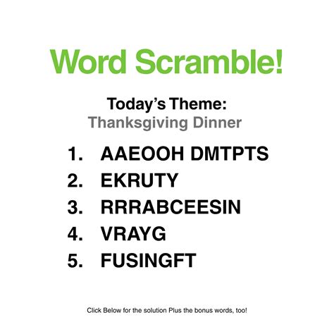 Word Scramble 49 Christmas Carols Woodbury News Net