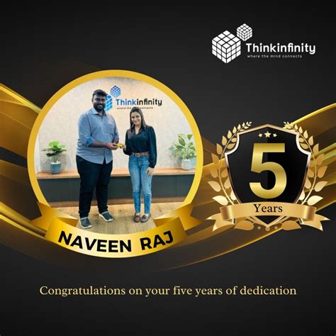 Thinkinfinity Technology On Linkedin Employeeappreciation 5yearanniversary Milestoneachievement