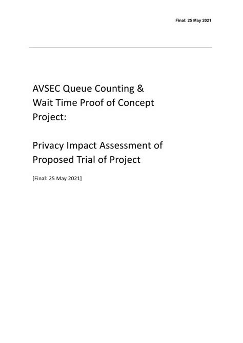 Pdf Avsec Queue Counting And Wait Time Proof Of Concept Project