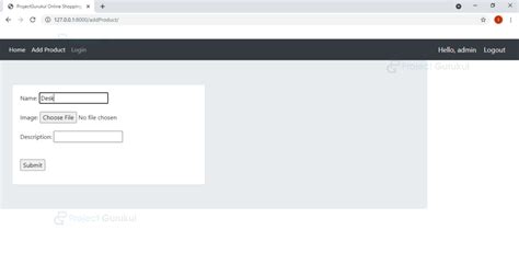 How To Create An E Commerce Website With Python Django Project Gurukul