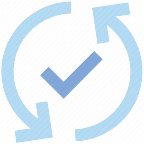 access arrows check loading refresh sync synchronize icon