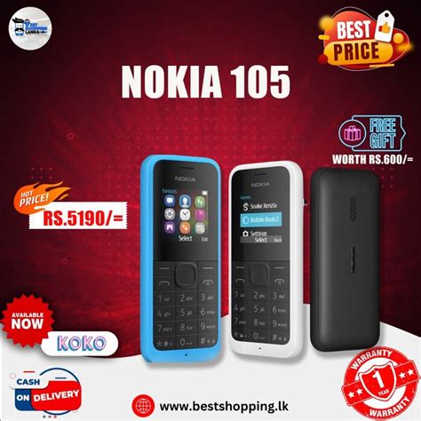 Nokia 105 2015 Single Sim Best Shoppinglk