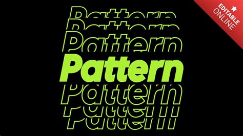 Pattern Text Effect Generator