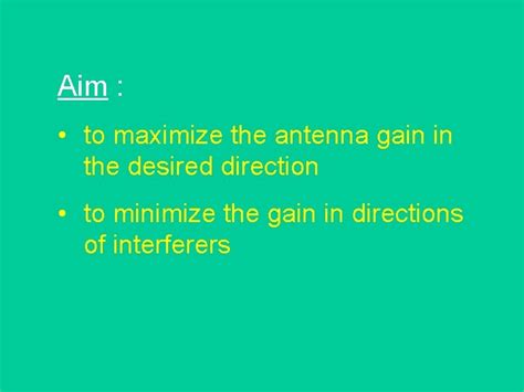 SMART ANTENNA SYSTEMS Smart Antenna Array Antenna Array