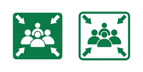 Assembly Point Icon 47089189 Vector Art At Vecteezy
