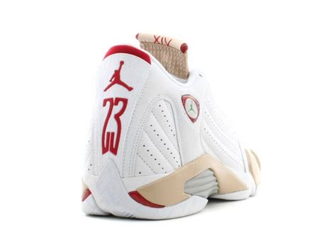 Air Jordan Womens 14 Retro Classic Linen Green Varsity White Red 312274