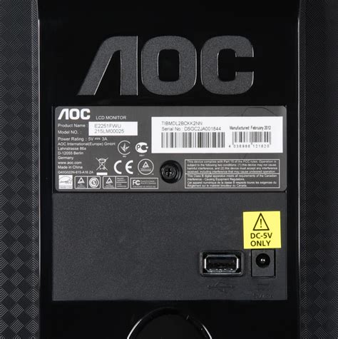 ЖК монитор AOC e Fwu