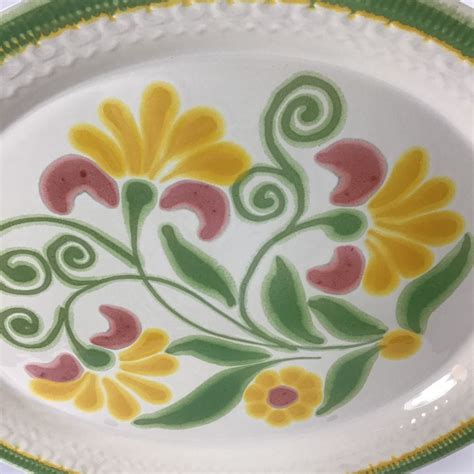 Franciscan Earthenware Floral Pattern Large Oval Platter Rare Pattern Etsy