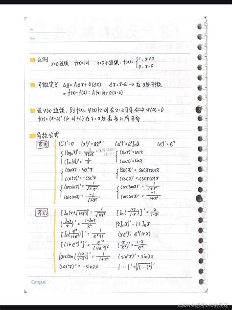 （数一 · 考研）c2 一元函数微分学 C2的函数 Csdn博客