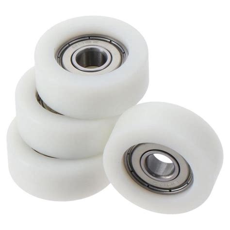 4pcs Low Noise Round Wheel 608ZZ Ball Bearing Chrome Steel 8x32x12mm