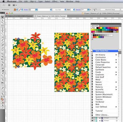 How To Make A Pattern Swatch In Adobe Illustrator