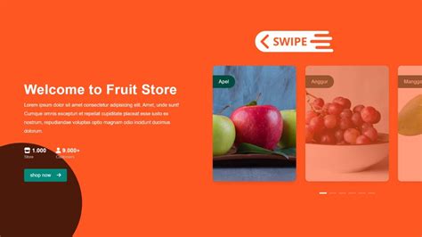 Cara Membuat Landing Page Dengan Swiper Js Yang Populer Youtube