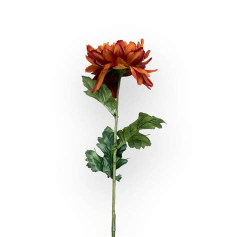Mum Single Rust Artificial Flowers Fabulous Flowers And Ts