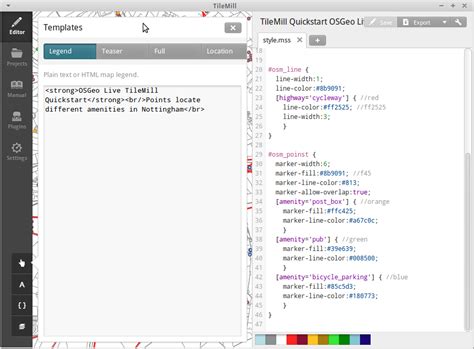 Tilemill 快速入门 — Osgeo Live 105 Documentation