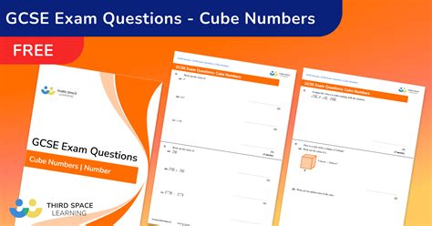 Cube Numbers Exam Questions Gcse Maths Free