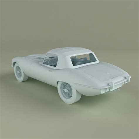재규어 E 타입 2 V12 3d 모델 99 Obj 3ds Max Free3d