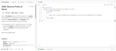 How To Fix Strings With Reverse Prefix Of Word Aparna Annadurai