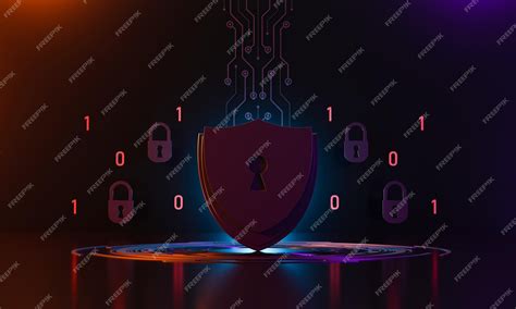 Premium Photo Protection Network Security Computer And Safe Your Data