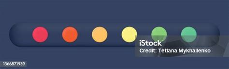 3d 표시기 진행 수준 부하 센서와 스케일 속도계 속도 또는 다이얼 측정 성능 성능 수준 색상 진행 표시기 온도 표시 기술 공정 효율성 벡터 3차원 형태에 대한 스톡 벡터