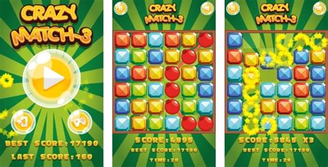 Crazy Match3 Html5 Game Android Admob Construct 3 Construct 2