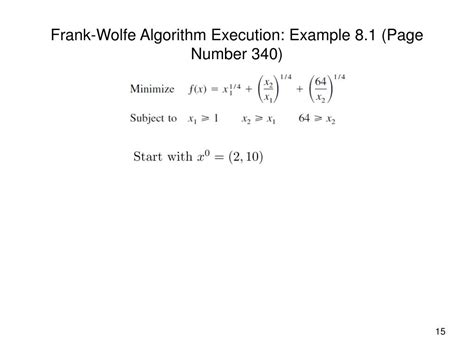 Ppt Chapter 8 Linearization Methods For Constrained Problems