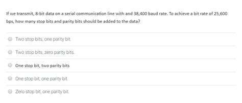 Solved If We Transmit 8 Bit Data On A Serial Communication Chegg Com