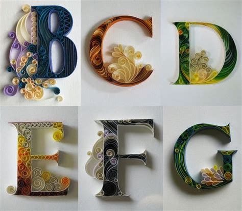 Diy Paper Letter Art