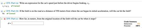 Solved A Car Accelerates In The X Direction From Rest With