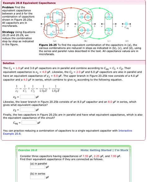 Solved Example Equivalent Capacitance Problem Find The Chegg