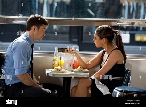 Justin Timberlake Mila Kunis Friends With Benefits Stock Photo