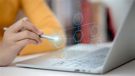 Business Process Flowchart Implement And Improve On Virtual Screen