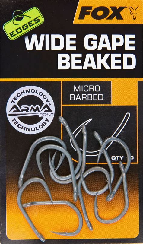 Fox Edges Armapoint Wide Gape Beaked Hooks 10 Karpfenhaken 6