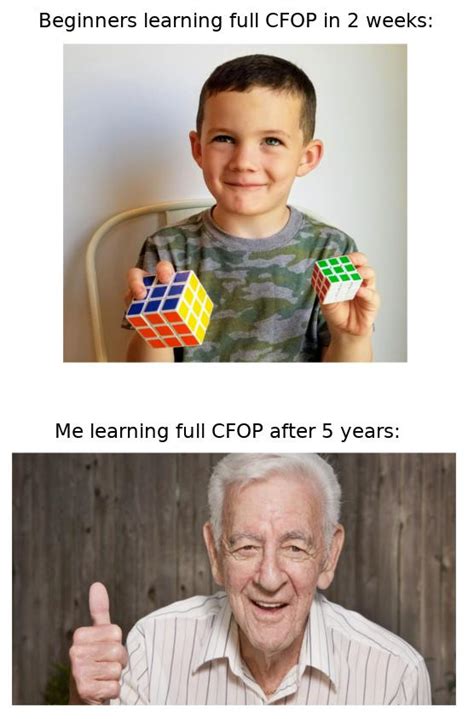 Disclaimer I Still Don T Know Full CFOP R Cubers