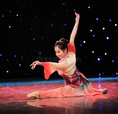Young And Energetic Girl In A Solo Dance Editorial Photography Image