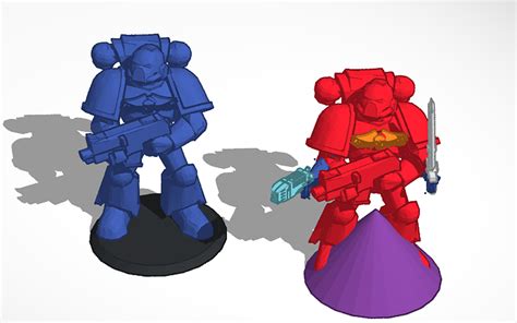 3d Design Space Marines Tinkercad